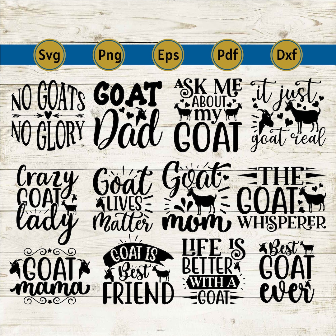 Goat Quotes Svg, Goat Head Svg, Goat Svg, Goat Png, Goat Clipart, Goat ...