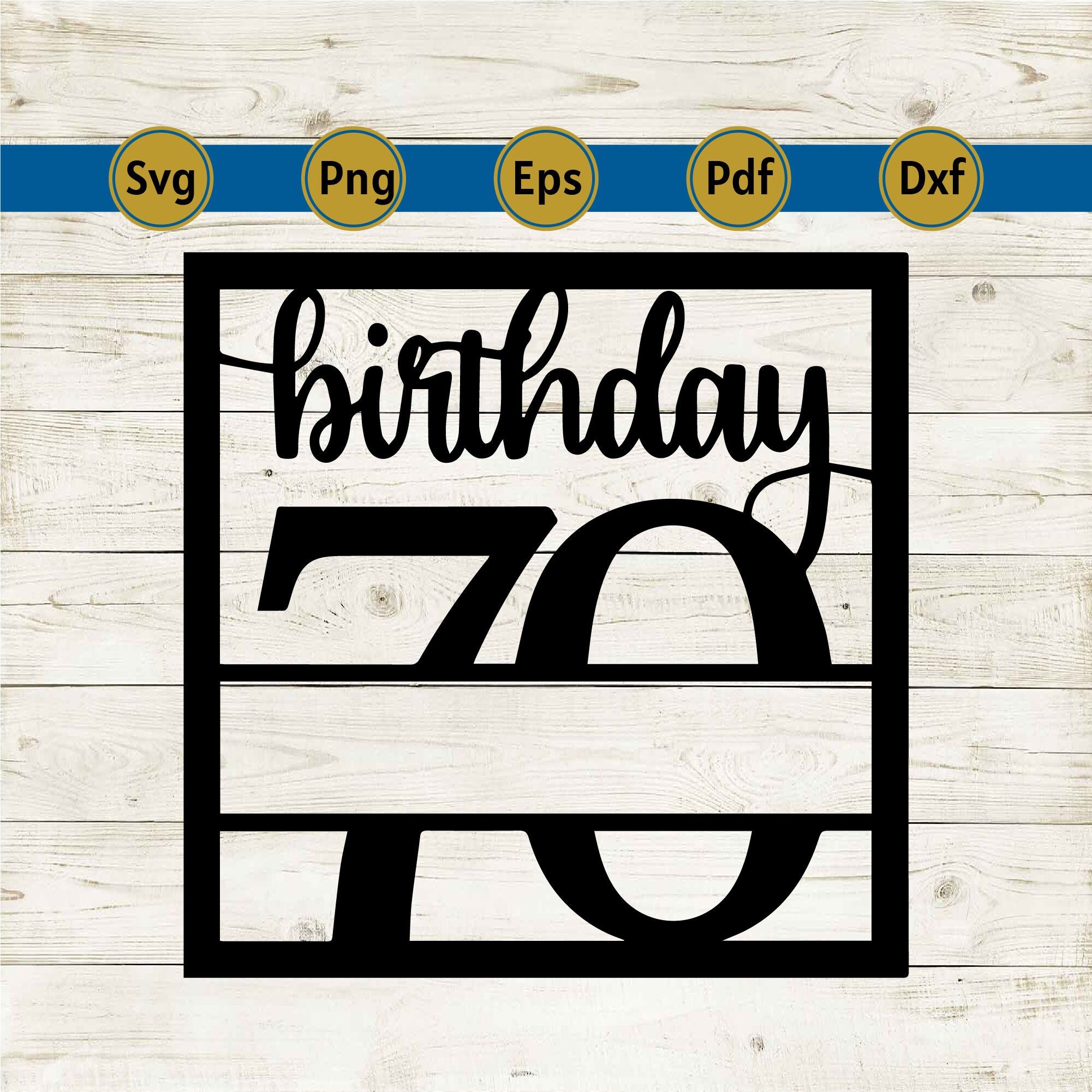 70th Birthday Svg 70th Birthday Shirt 70 and Fabulous Svg - Etsy