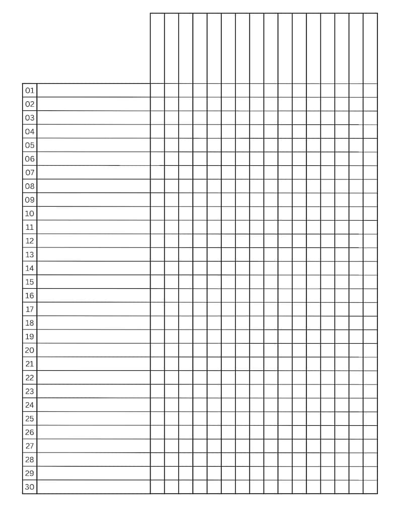 Printable Class Record and Attendance Sheet Teacher - Etsy