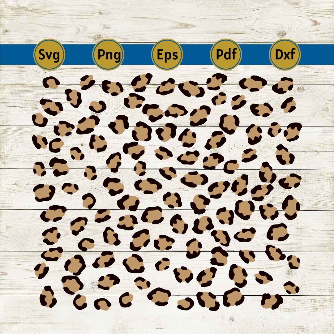 Leopard Print Svg Cheetah Print Svg Baby Leopard Svg Animal - Etsy