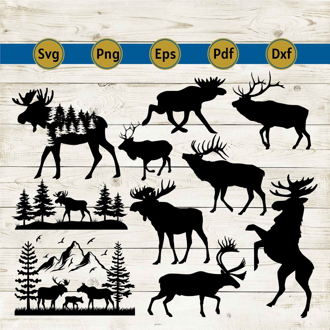 Moose Head Svg, Moose Png, Moose Clipart, Moose Svg , Moose Shirt ...