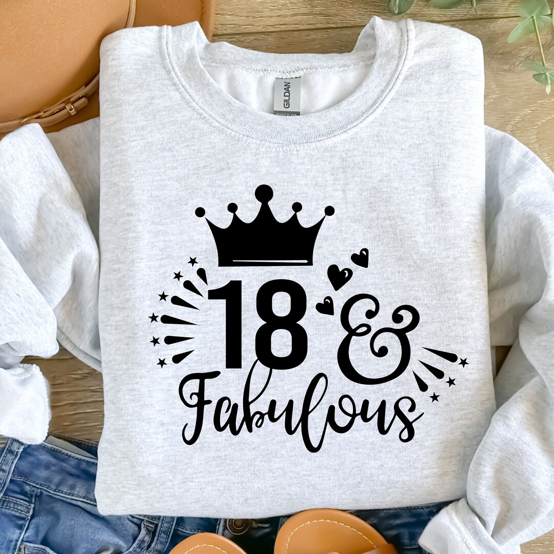 Eighteen SVG, PNG, 18th Birthday Svg, Birthday Shirt, Est 2007 Svg ...