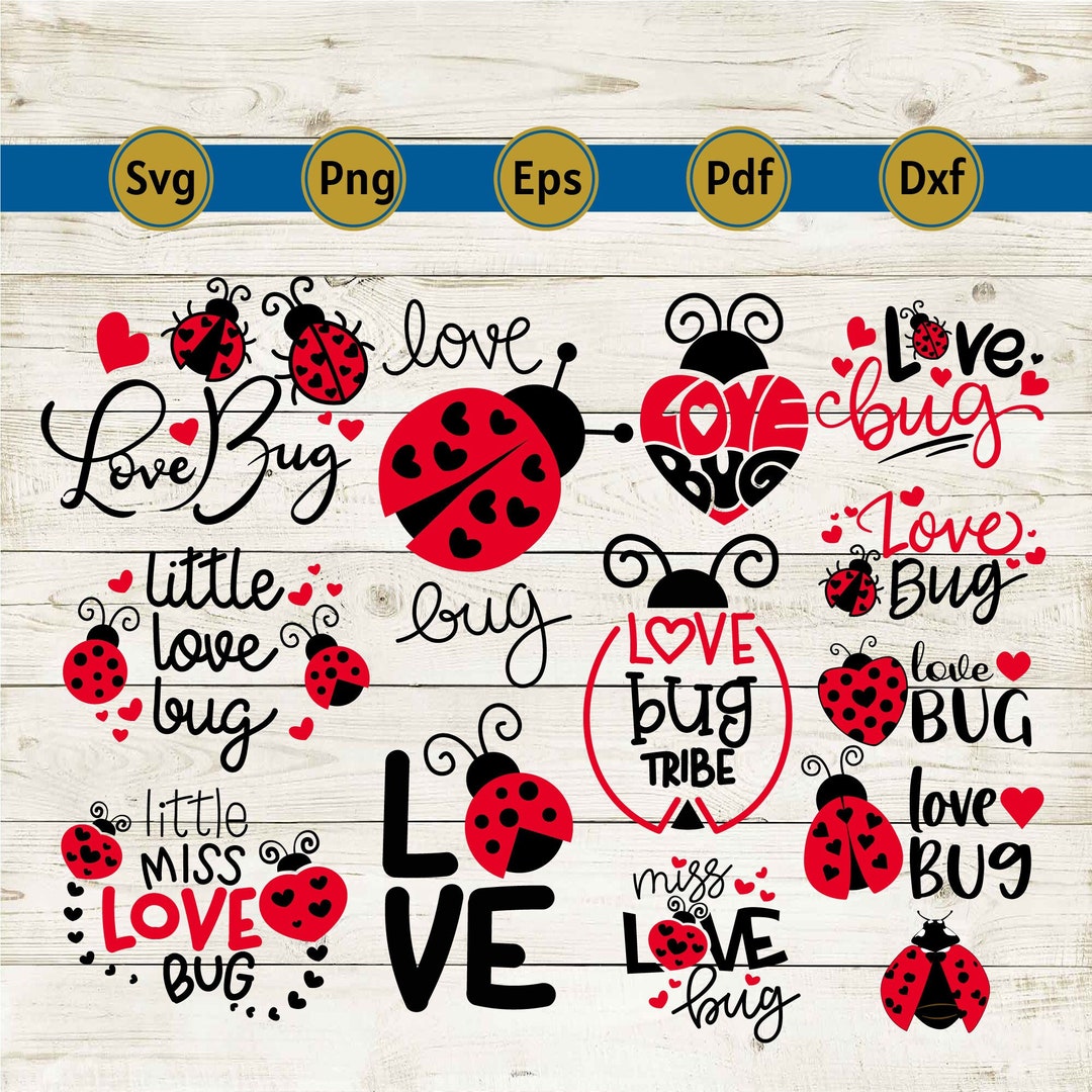 Lady Bug Svg, Lady Bug Png, Insect Svg, Lady Bugs Svg, Bee Svg, Love ...