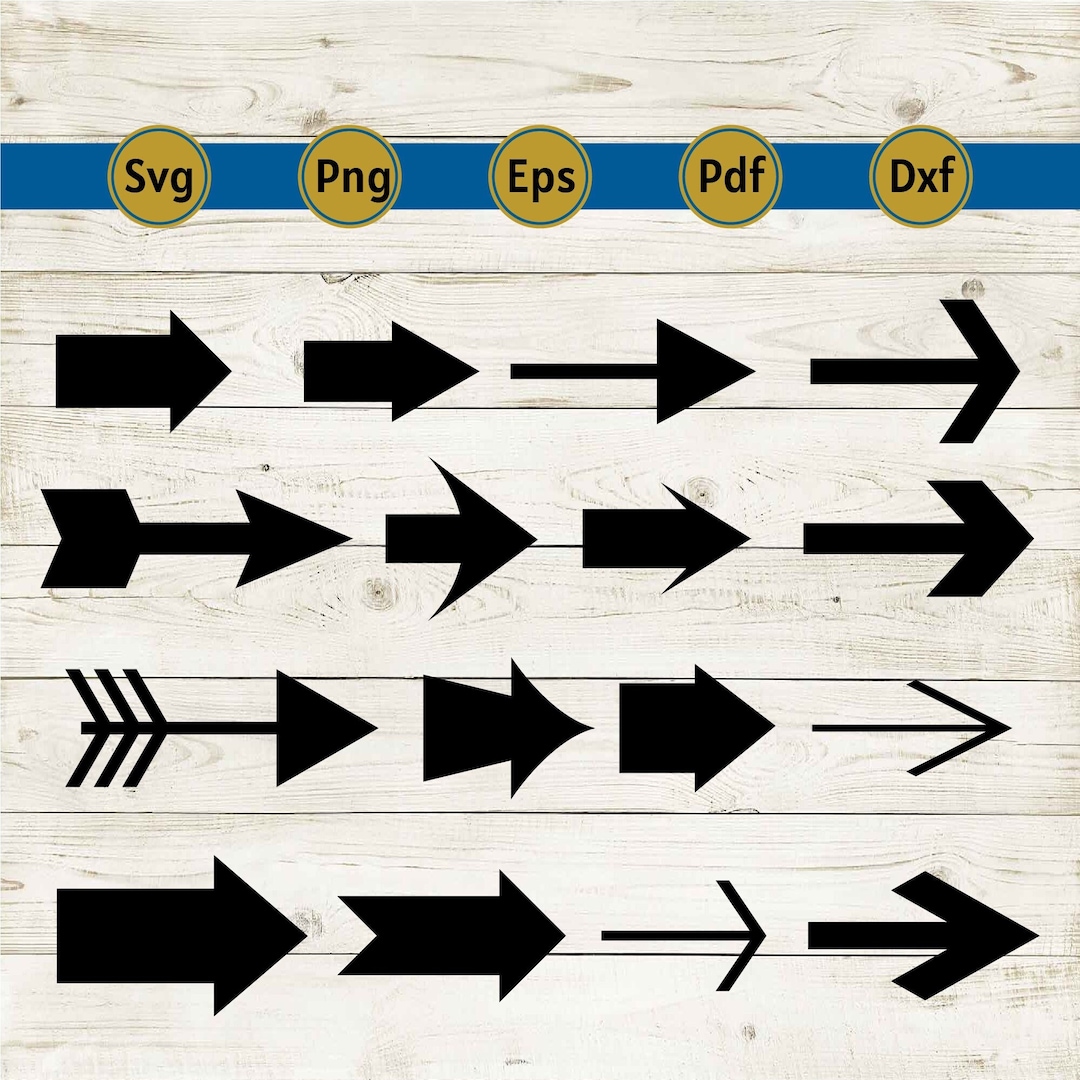 Arrow Sign Svg, Arrow Svg, Arrow Head Svg, Cheer Arrow Vector, Arrow ...