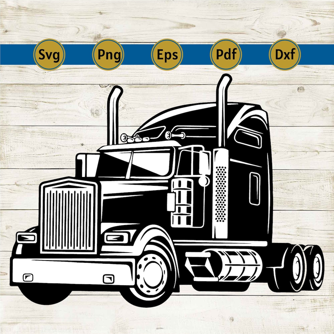 Semi Truck Svg, Semi Truck Clipart, Truck Svg, Pickup Truck Svg ...