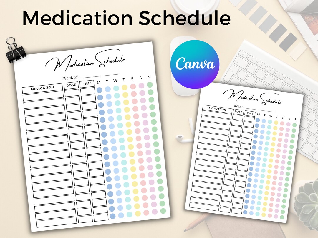 Printable Medication Tracker and Log - Keep Your Medicine List ...
