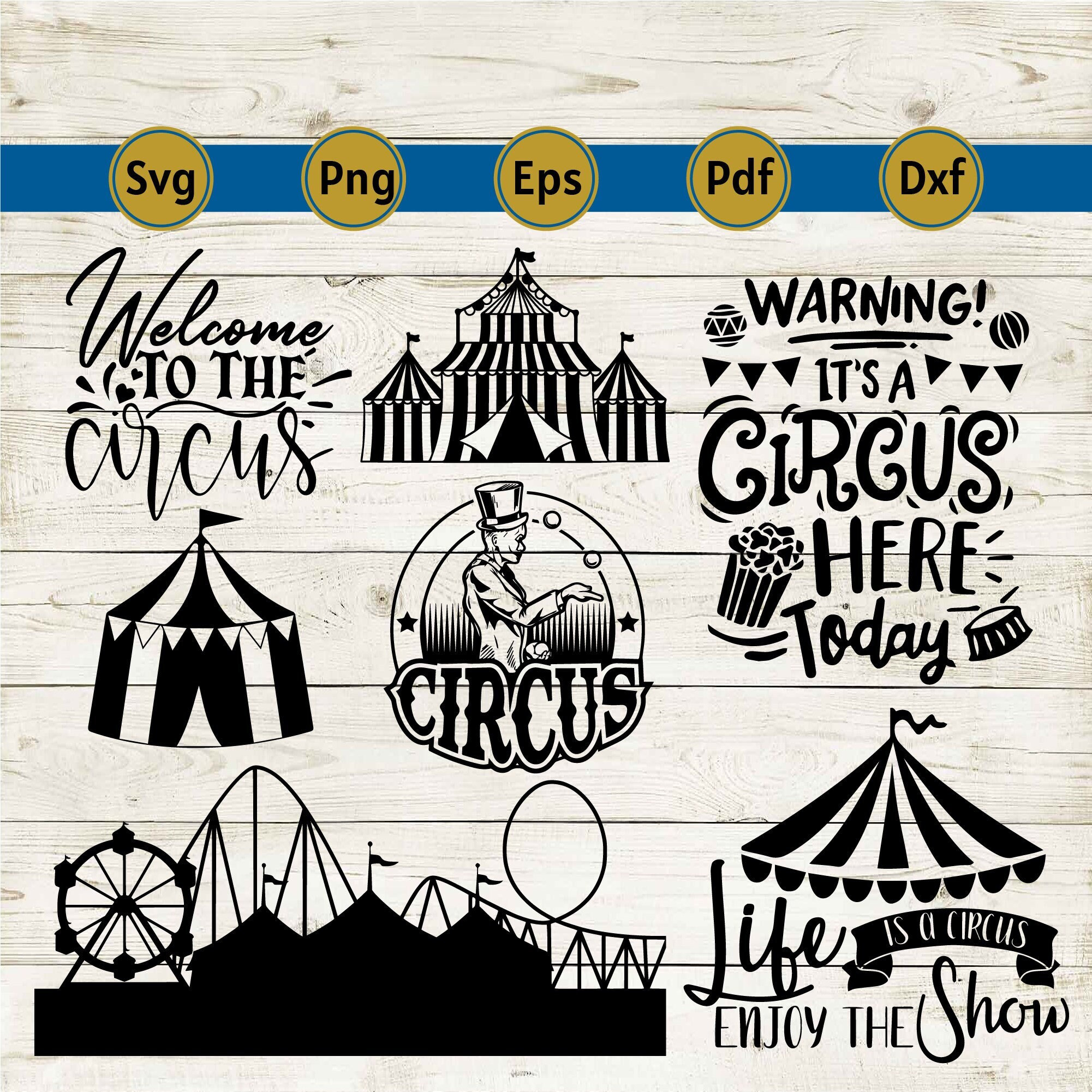 Circus Svg, Circus Png, Circus Clipart, Circus Shirt Designs, Circus ...