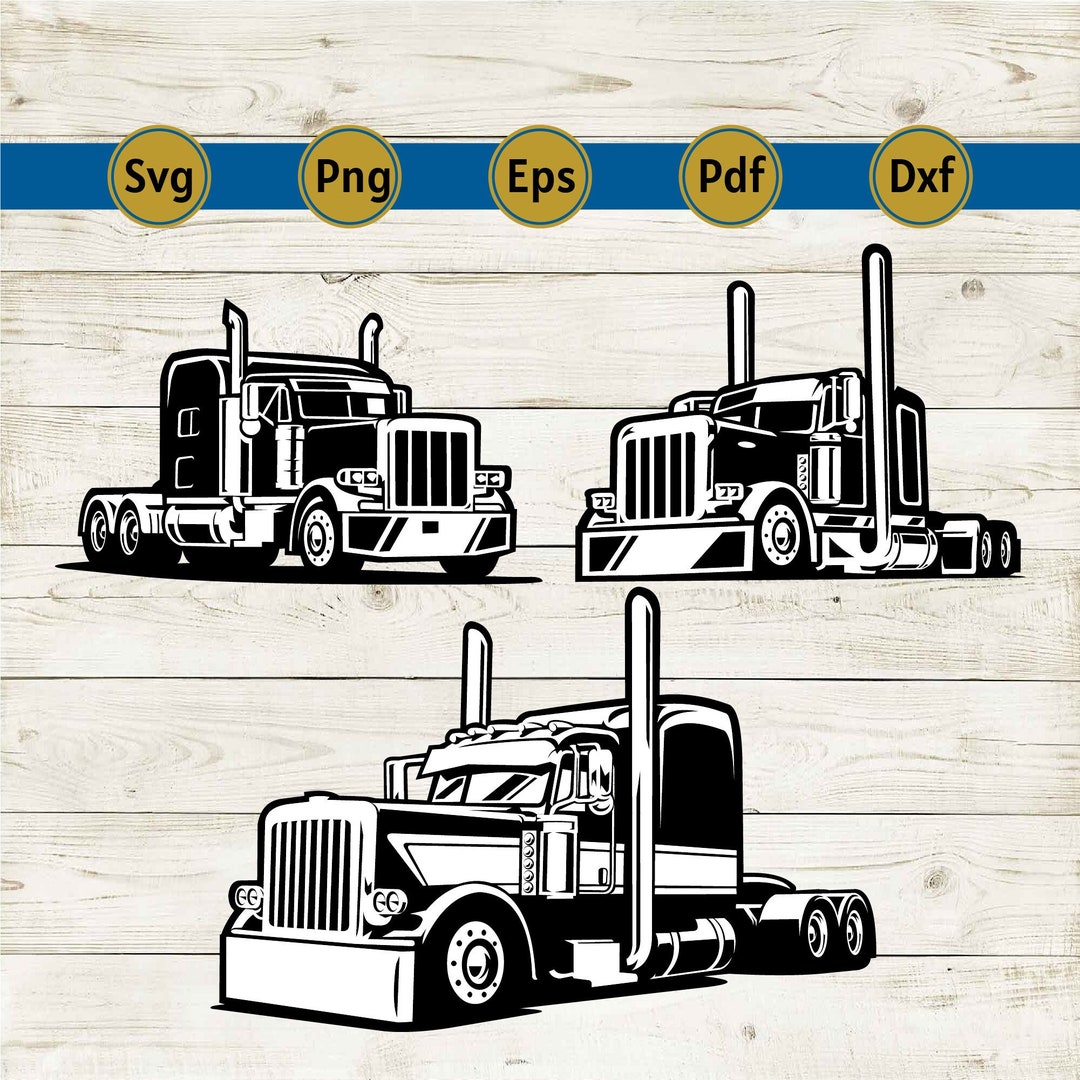 Semi Truck Svg, Vintage Truck Svg, Truck Svg, Farm Truck Svg, Old Truck ...