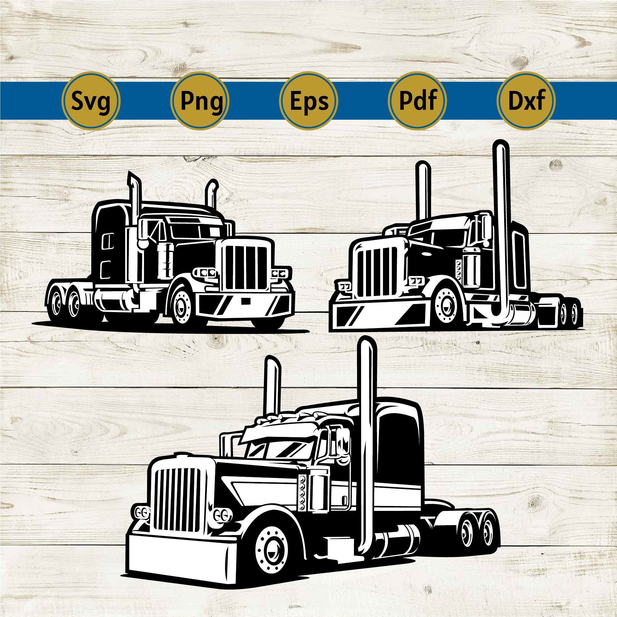 Peterbilt Vlakbed Clipart