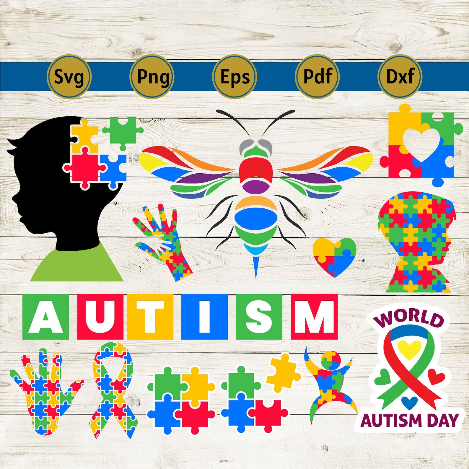 Autism Svg Slp Svg Autism Png Clipart Autism Awareness Svg - Etsy