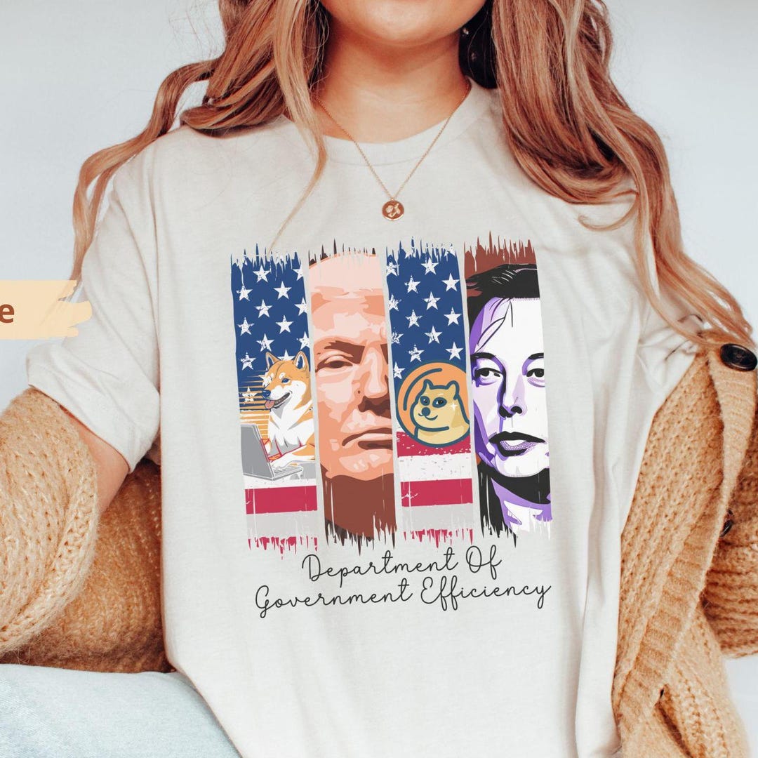 D.O.G.E Department of Government Efficiency Tshirt|funny Trump Memes ...