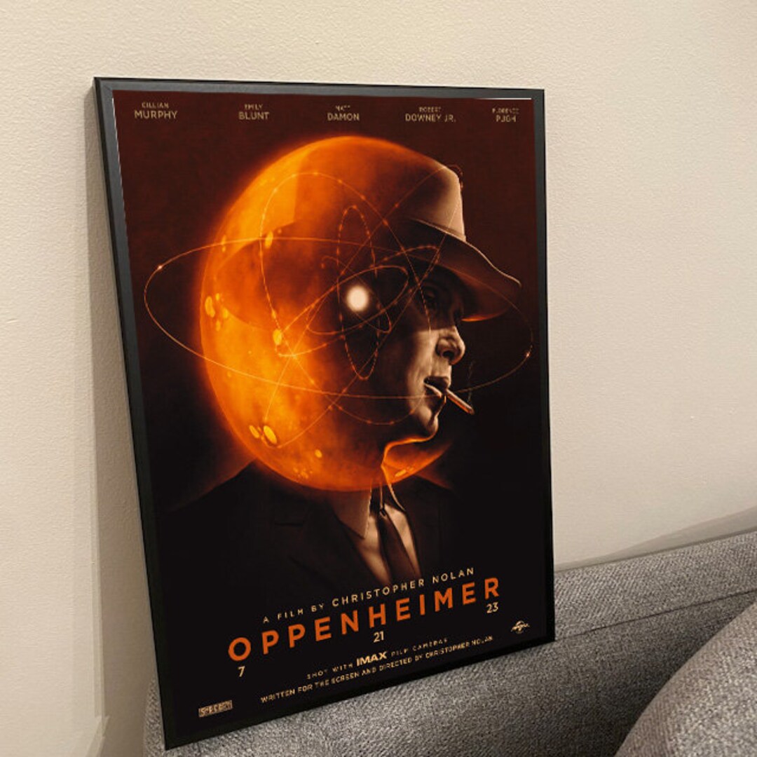 Affiche Oppenheimer, oeuvre d'art murale - Etsy France