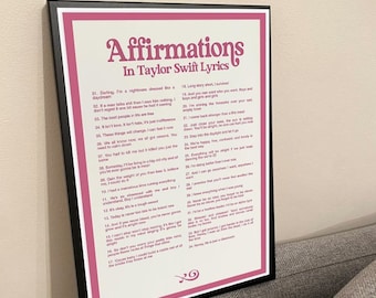 Taylor Swift Era's Tour Poster Taylors Version Print - Etsy