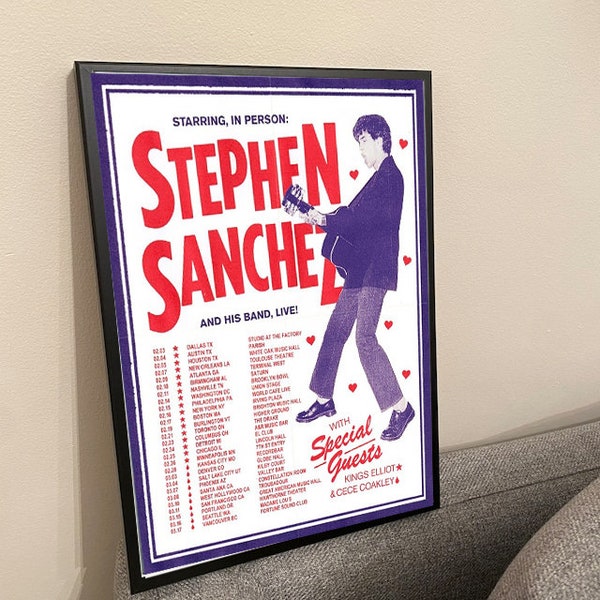 Stephen Sanchez Merch - Etsy