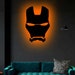 Iron Man 3D Wooden Led Logo Sign for Home or Wall Decor - Etsy