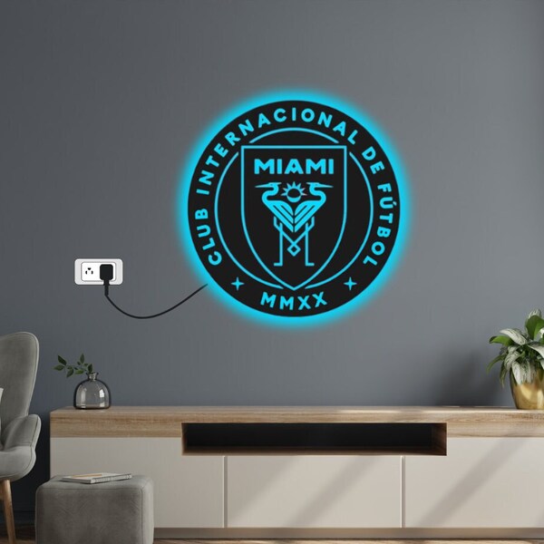 Inter Miami Logo Svg - Etsy