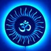 Unique OM Symbol Design India Traditional Sign 3D Wooden Led Logo for ...