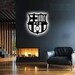 FCB Barcelona Football Club 3D Led Logo With Multicolor Options - Etsy