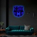 FCB Barcelona Football Club 3D Led Logo With Multicolor Options - Etsy