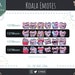 Cute Koala Emotes for Twitch | Youtube | Discord | Kawaii | Stream ...
