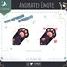 ANIMATED Paw Wave Emote | Cute Black Cat Paw Emote for Twitch | Youtube ...