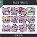 Cute Koala Emotes for Twitch | Youtube | Discord | Kawaii | Stream ...