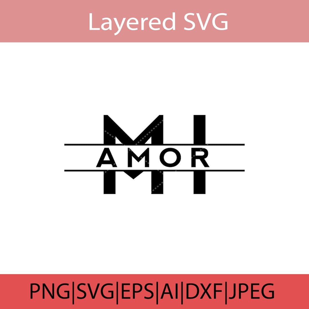 Mi Amor, Mi Amor SVG, Valentines Day SVG, Valentines Day PNG, Amor Svg ...