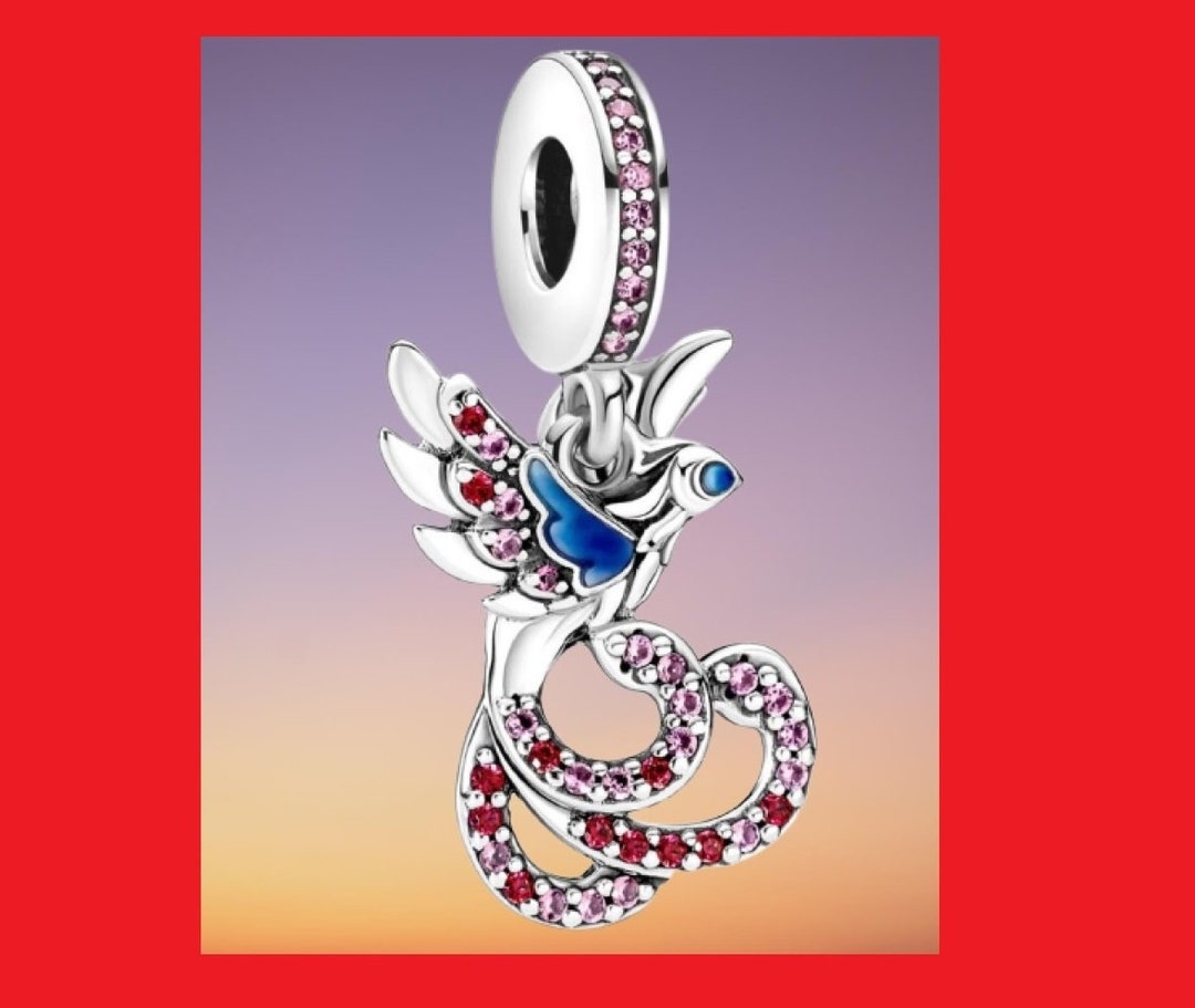 Genuine Pandora Chinese Mythical Phoenix Dangle 790102C01 Charm ...