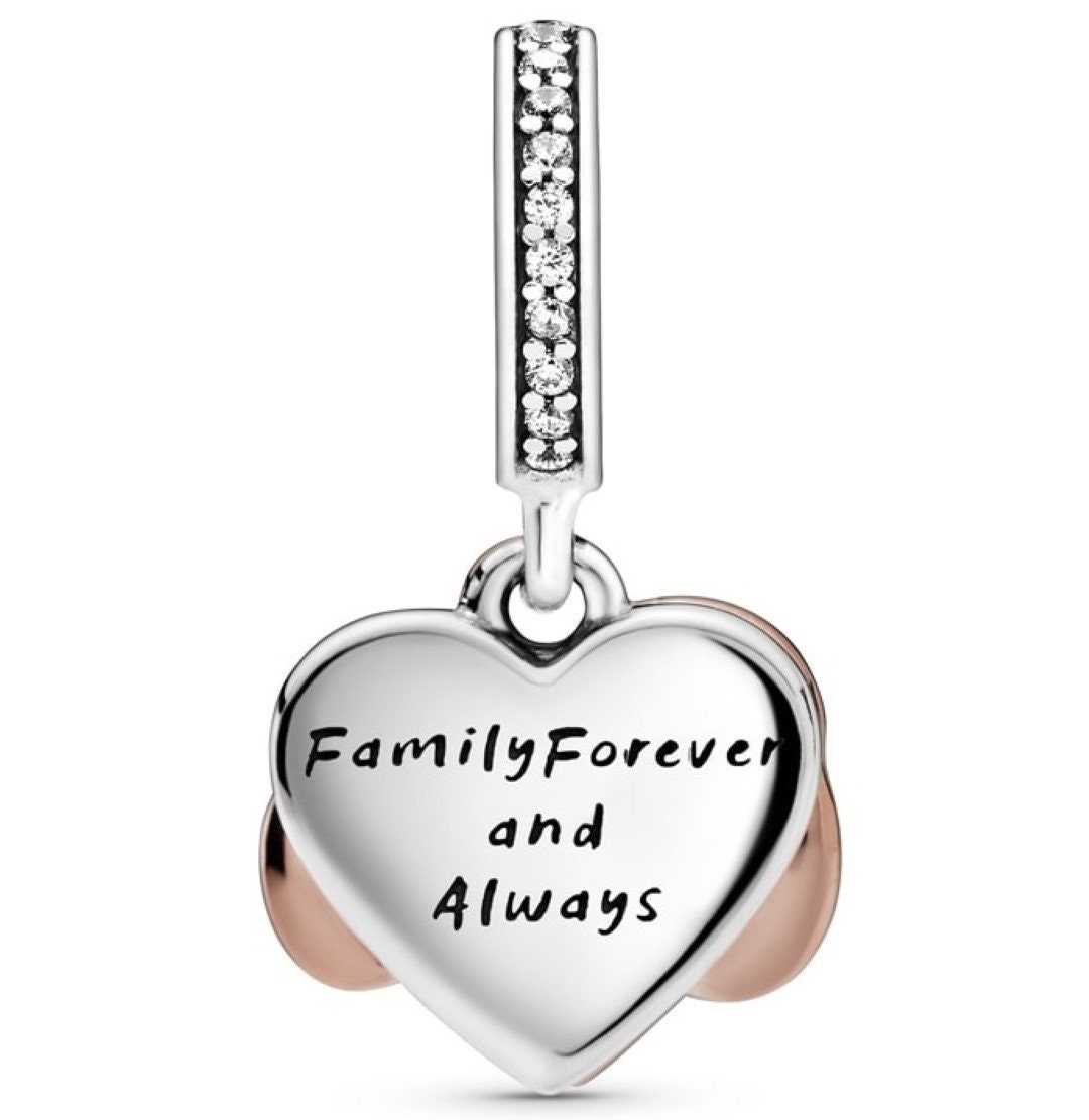 Genuine Pandora Sparkling Infinity Heart Dangle 788878C01 - Etsy UK
