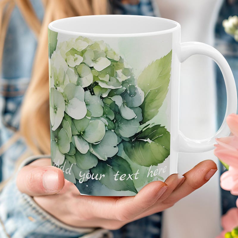 Hydrangea Tea Cup - Etsy