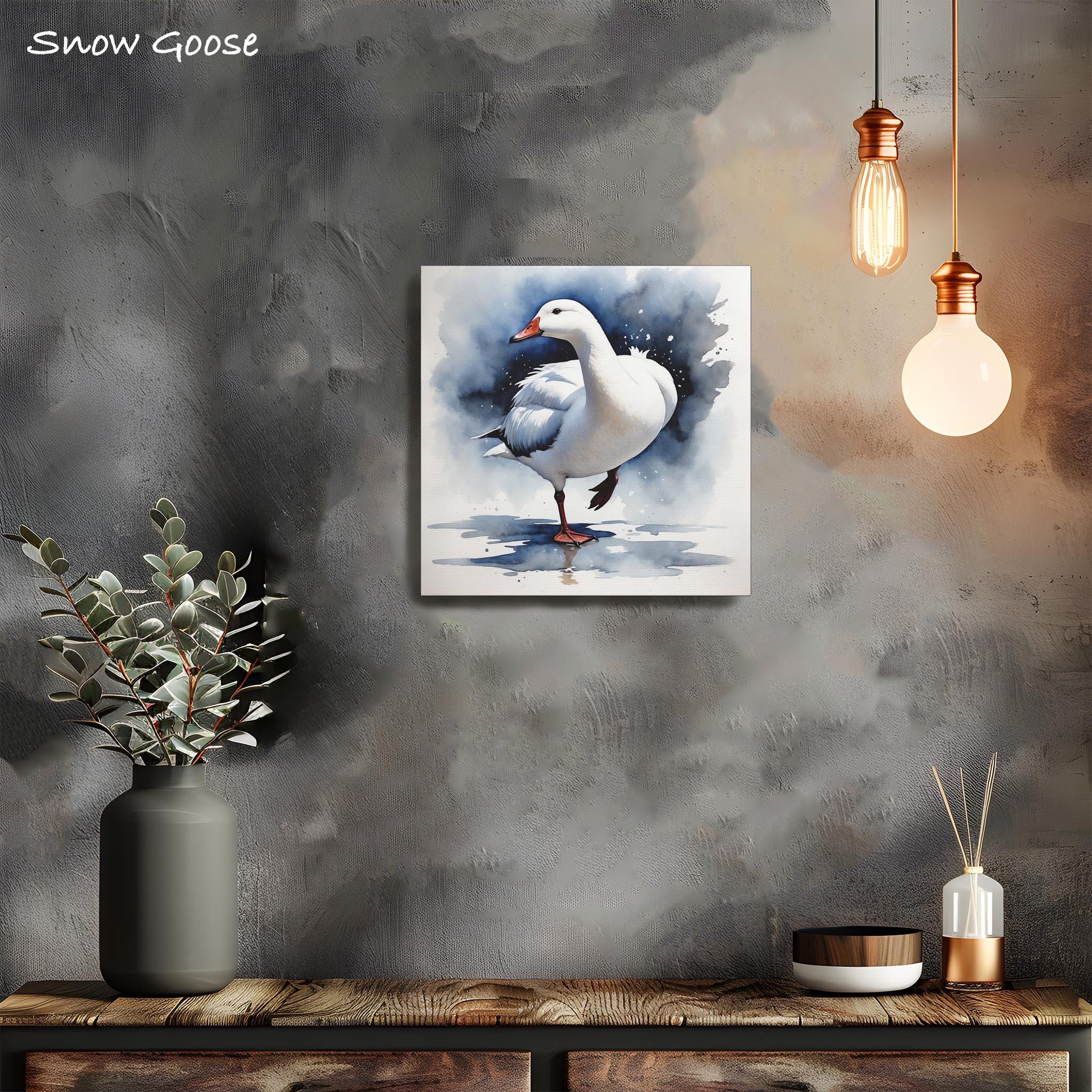 Watercolor Pekin Duck Wall Art Bird Theme Watercolor Print Canvas ...