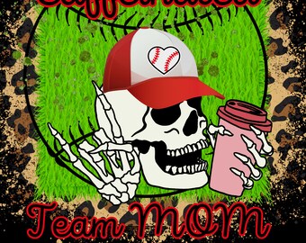 Baseball Team Mom PNG for Sublimation Baseball Season Png Sports T ...