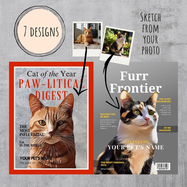 Magazine Cover Art - Etsy