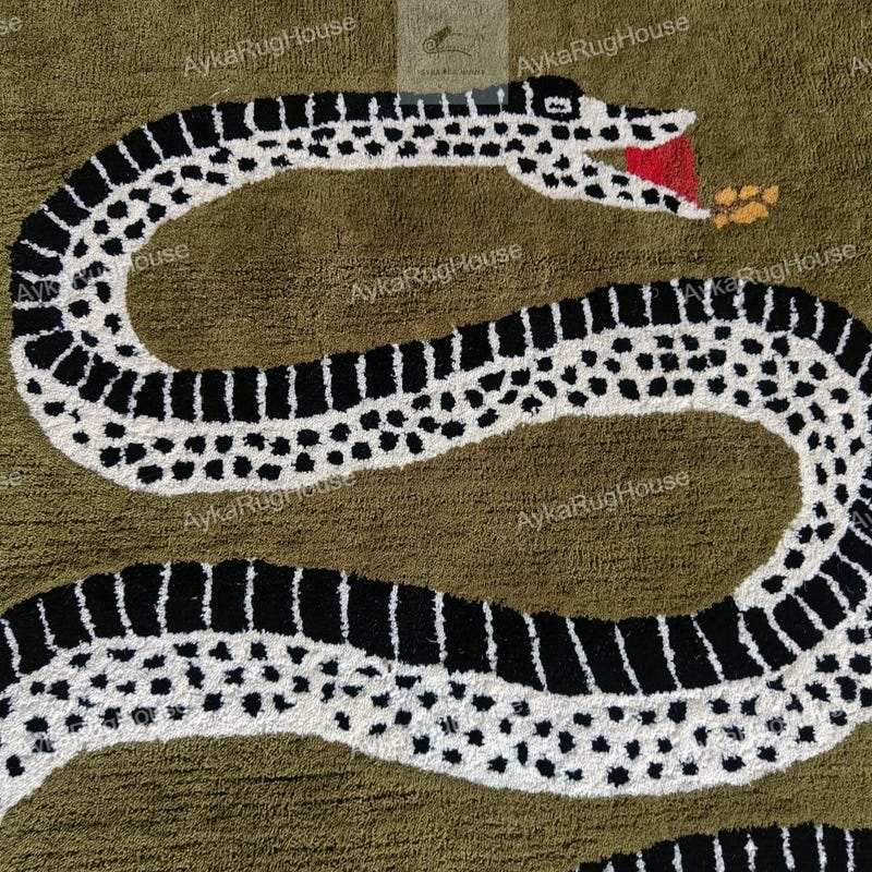 Snake Rug - Etsy