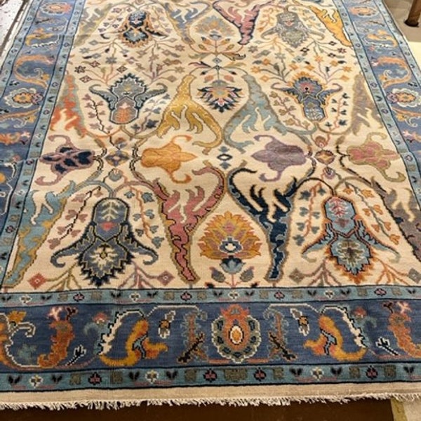 Blue Persian Rug - Etsy