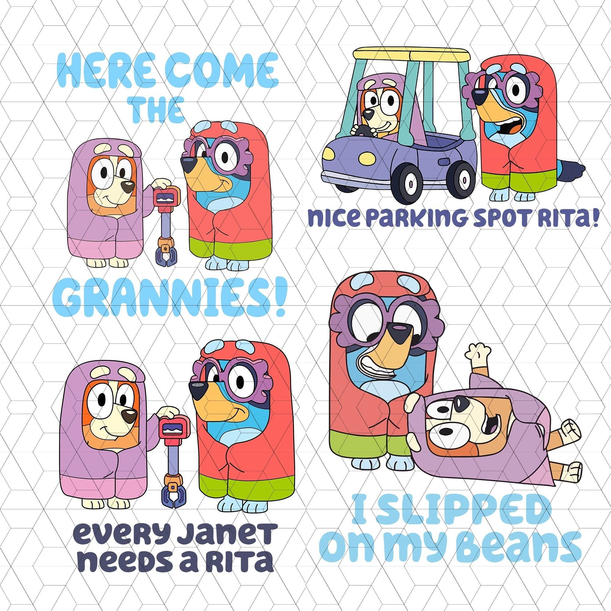 Bluey Parking Png Bluey Rita Png Bluey Grannies Png Bluey - Etsy Australia
