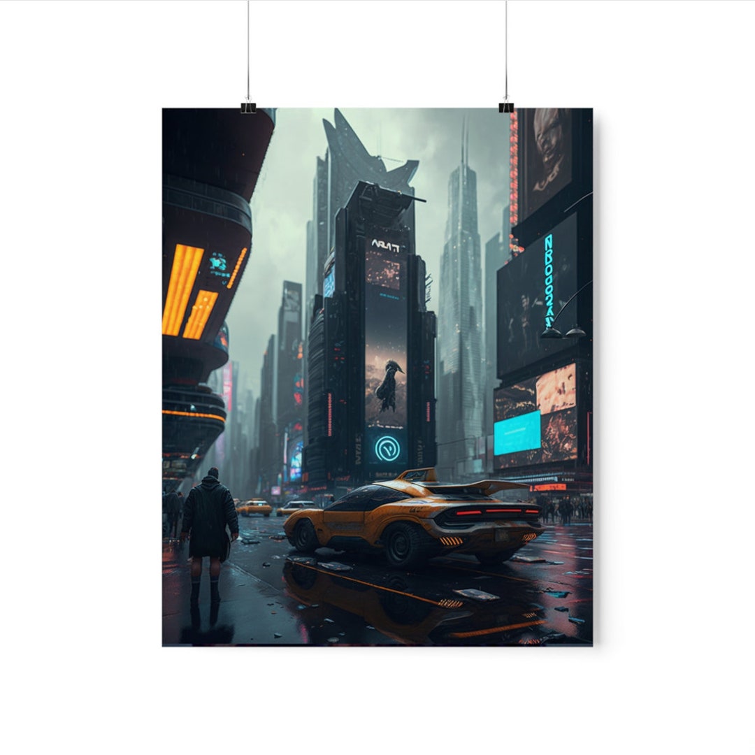 Blade Runner New York, Cyberpunk City, Futuristic, Instant Download ...