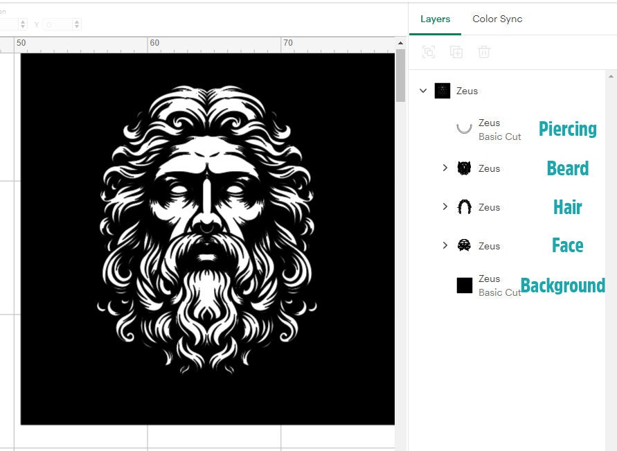 Greek God Zeus SVG PNG, Zeus Logo Design, Zeus Tshirt, Greek Mythology ...