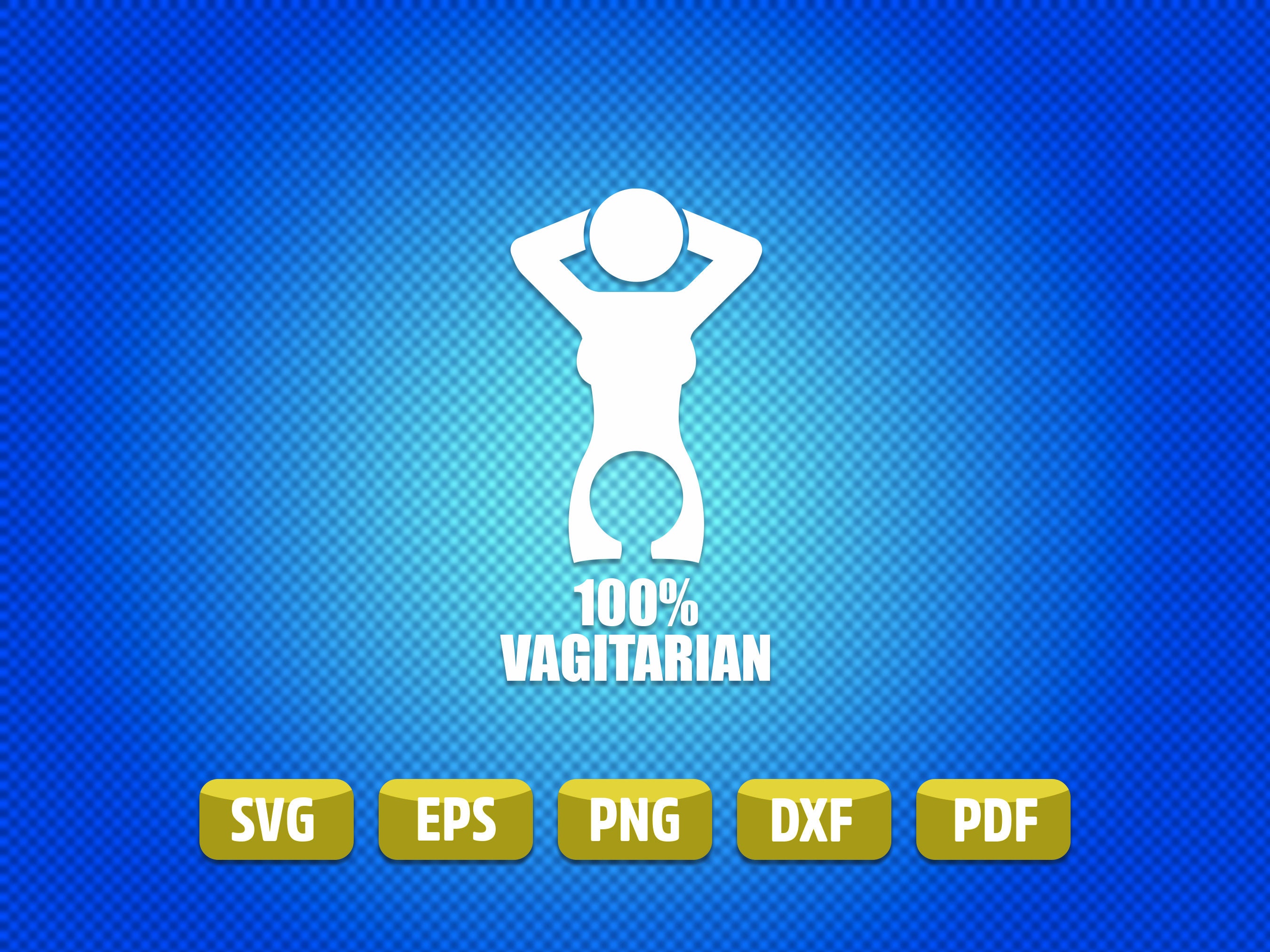 100% Vagitarian SVG PNG Digital Download Men's - Etsy Australia