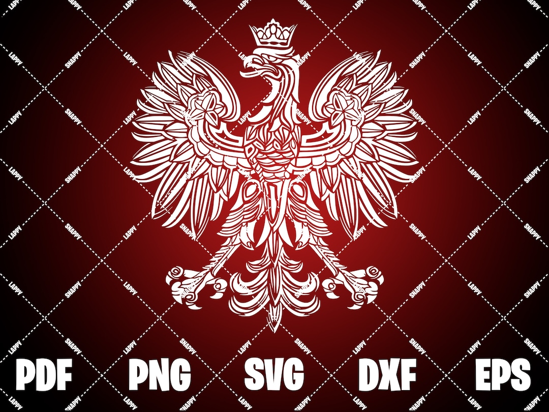 Polish Eagle SVG, Digital Download, Modernised Symbol, Emblem Coat of ...