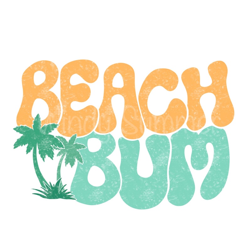 Beach Bum Png, Sun Salt Sand, Retro Summer Png, Boho Summer Shirt ...