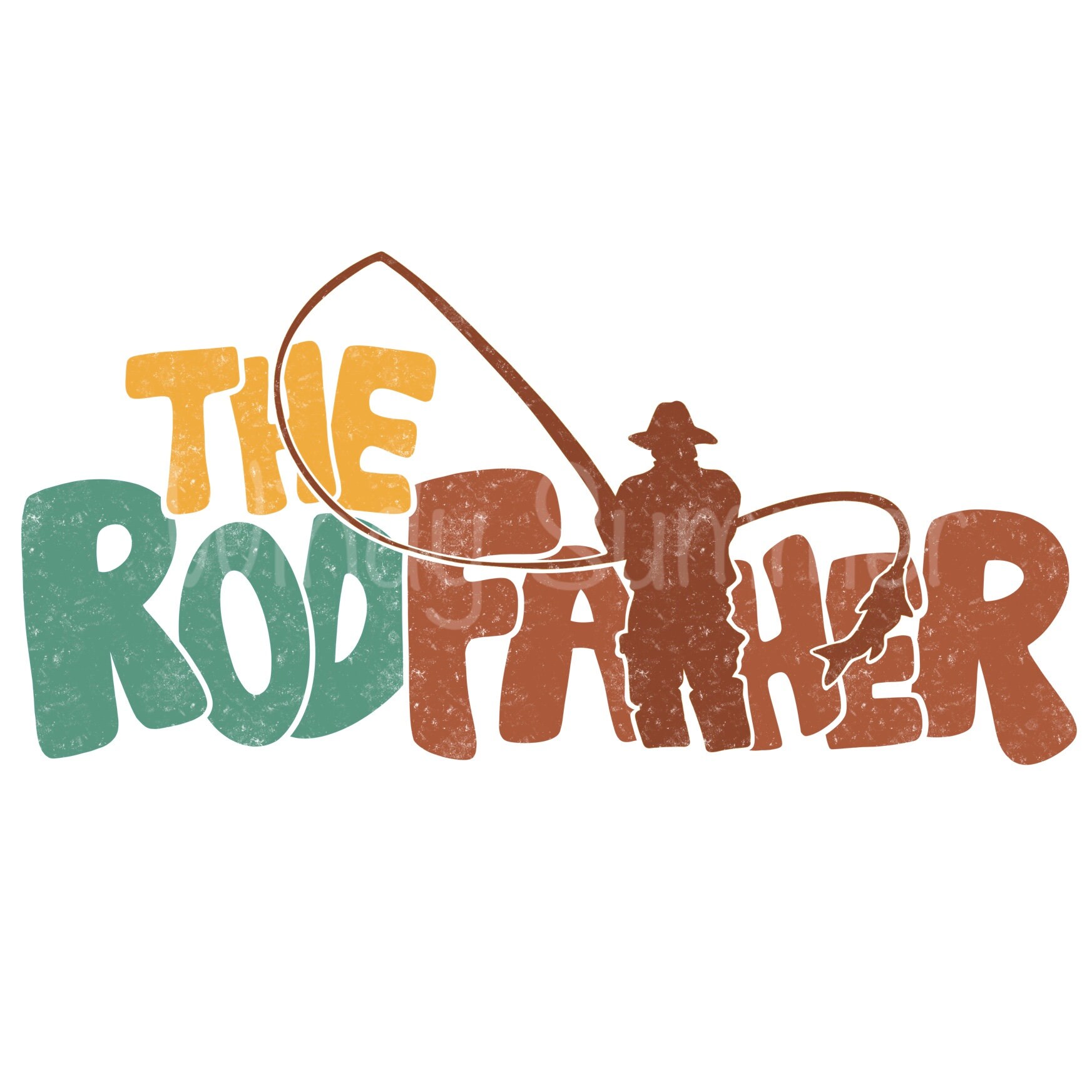 The Rod Father, Retro Dad Shirt Png, Dad Life Png, Father's Day Png ...