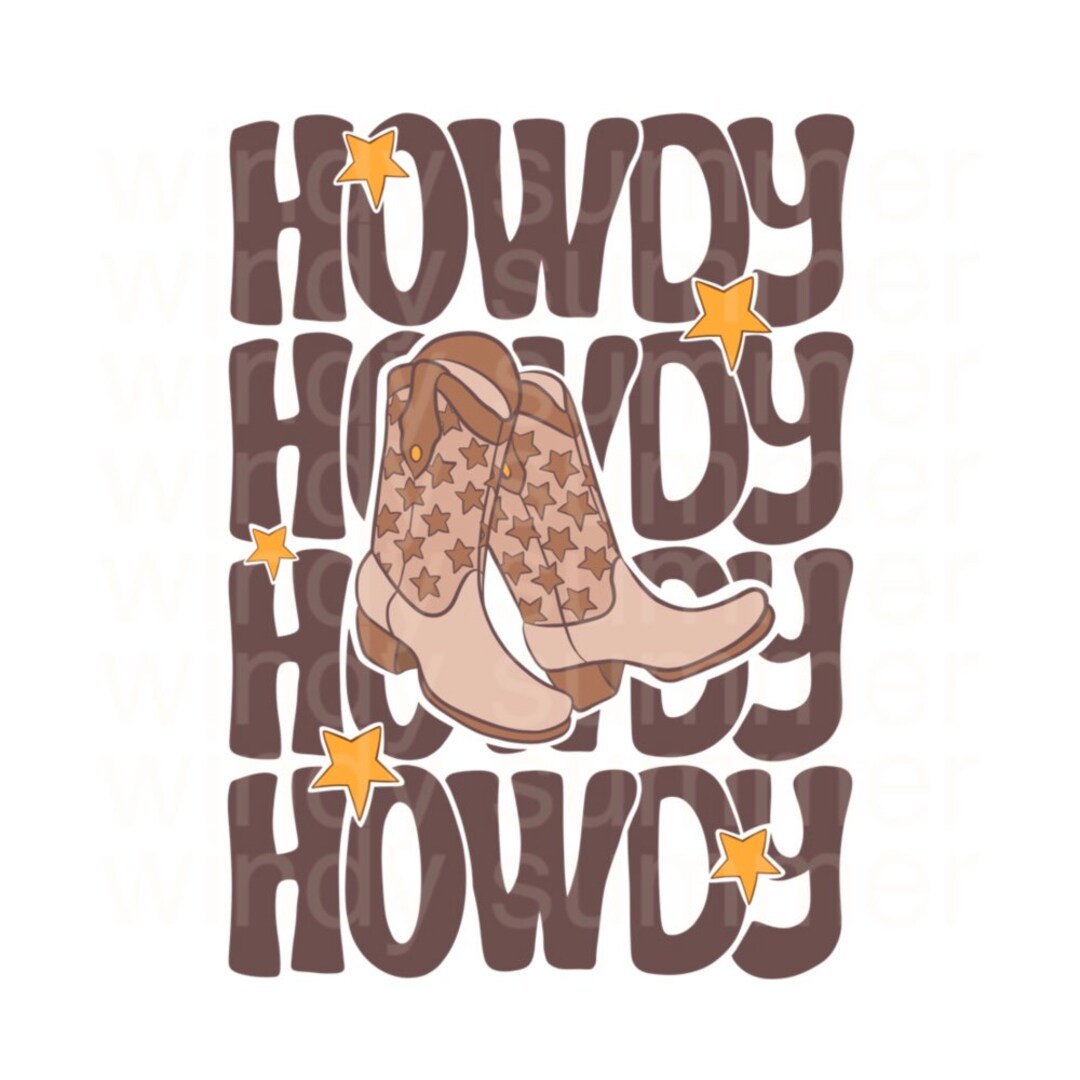 Howdy Png, Howdy Yall Png, Cowboy Png, Cowgirl Png, Southern Png ...