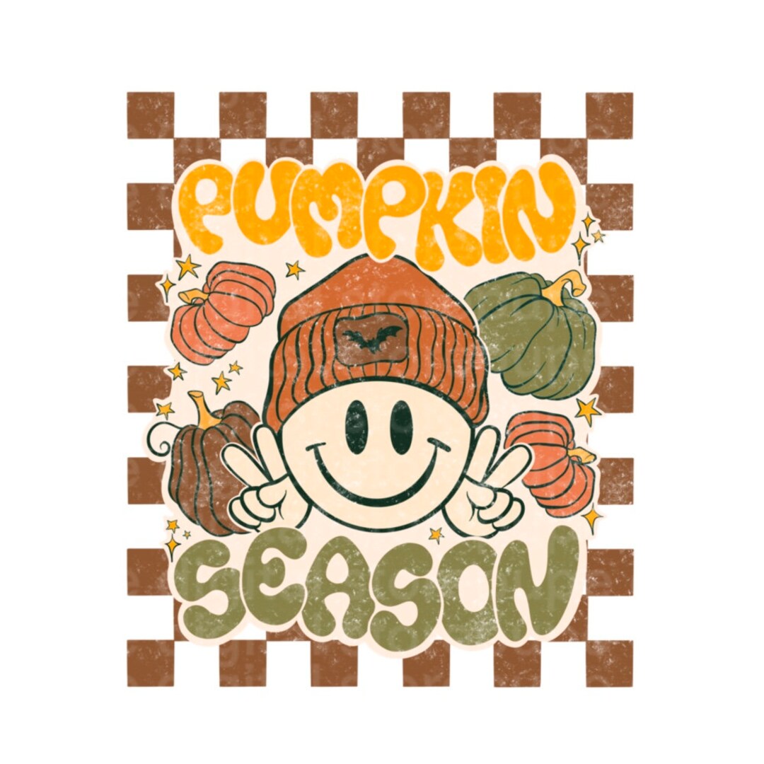 Retro Fall PNG Pumpkin Patch Png Groovy Pumpkins Png Retro - Etsy