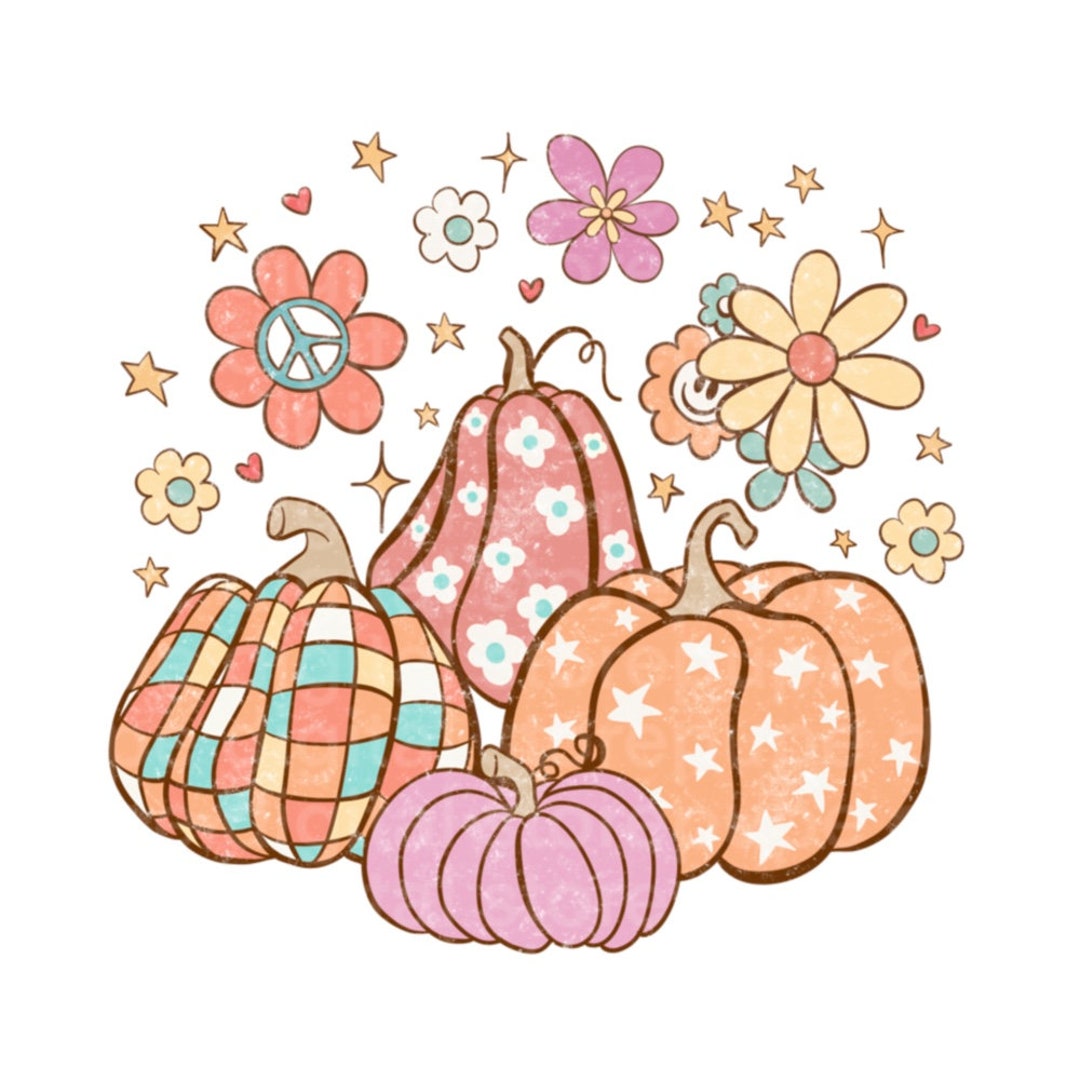 Retro Fall PNG, Groovy Fall Png, Retro Autumn Png, Retro Thankful Png ...