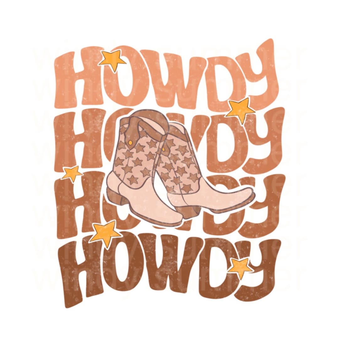 Howdy Png, Howdy Yall Png, Cowboy Png, Cowgirl Png, Southern Png ...
