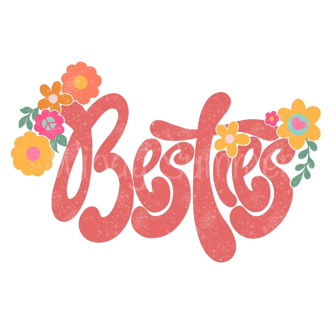 Boho Bestie Png, Preppy Shirt Png, Best Friends Popular Png, Summer ...