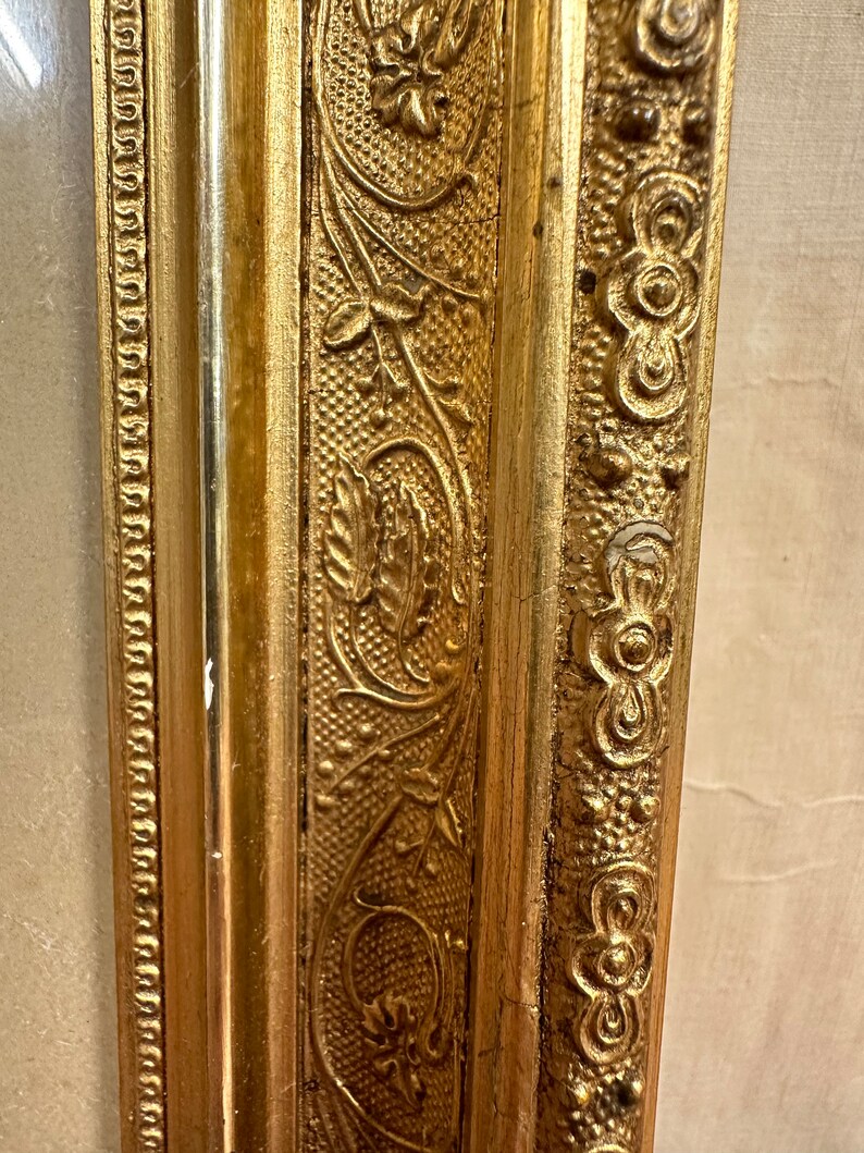 Antique Scandinavian Gold Frame 1800s Era With Exquisite Details ...