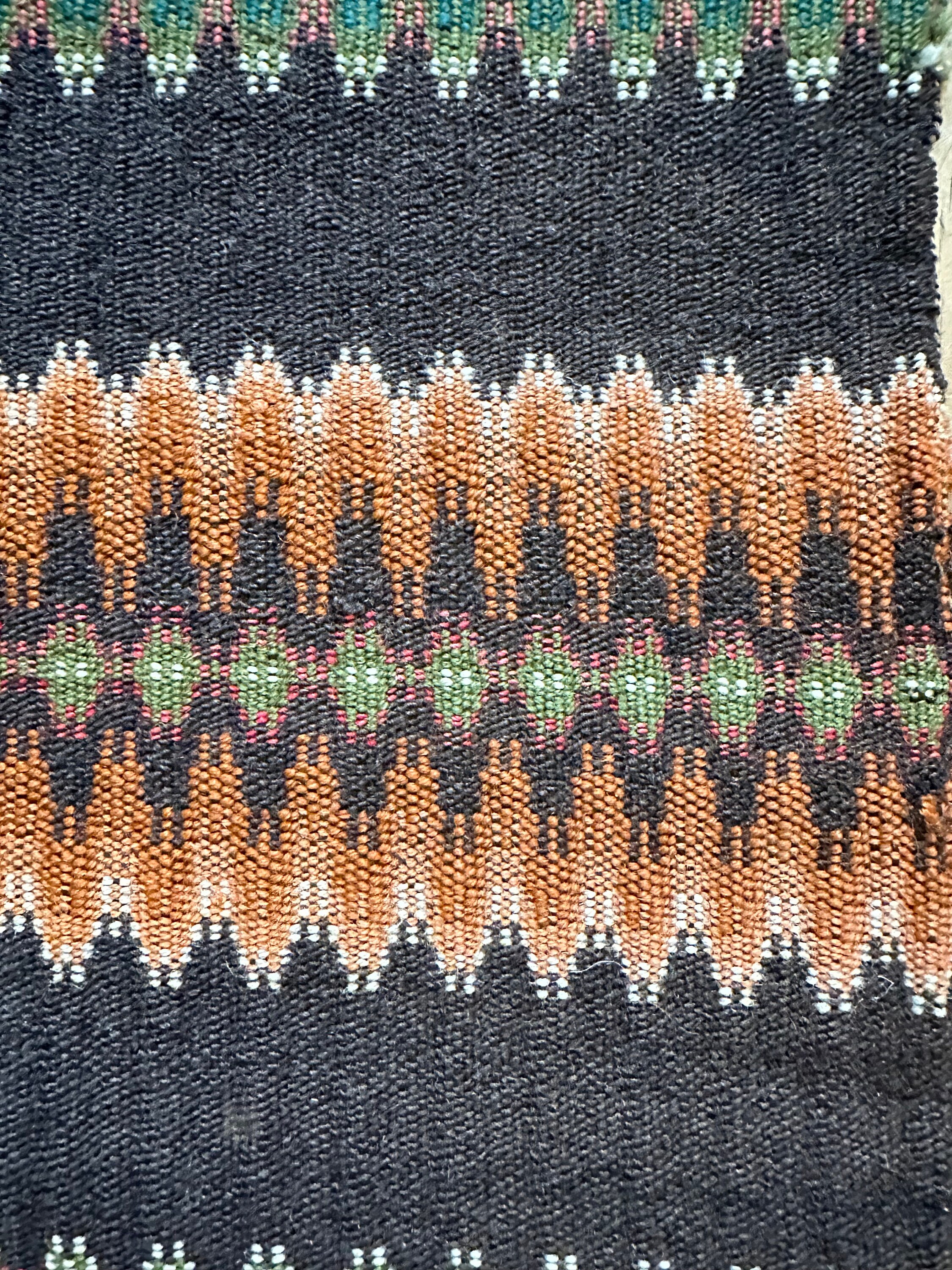 Handwoven Norwegian Vintage Table Runner Rustic Farmhouse Decor ...