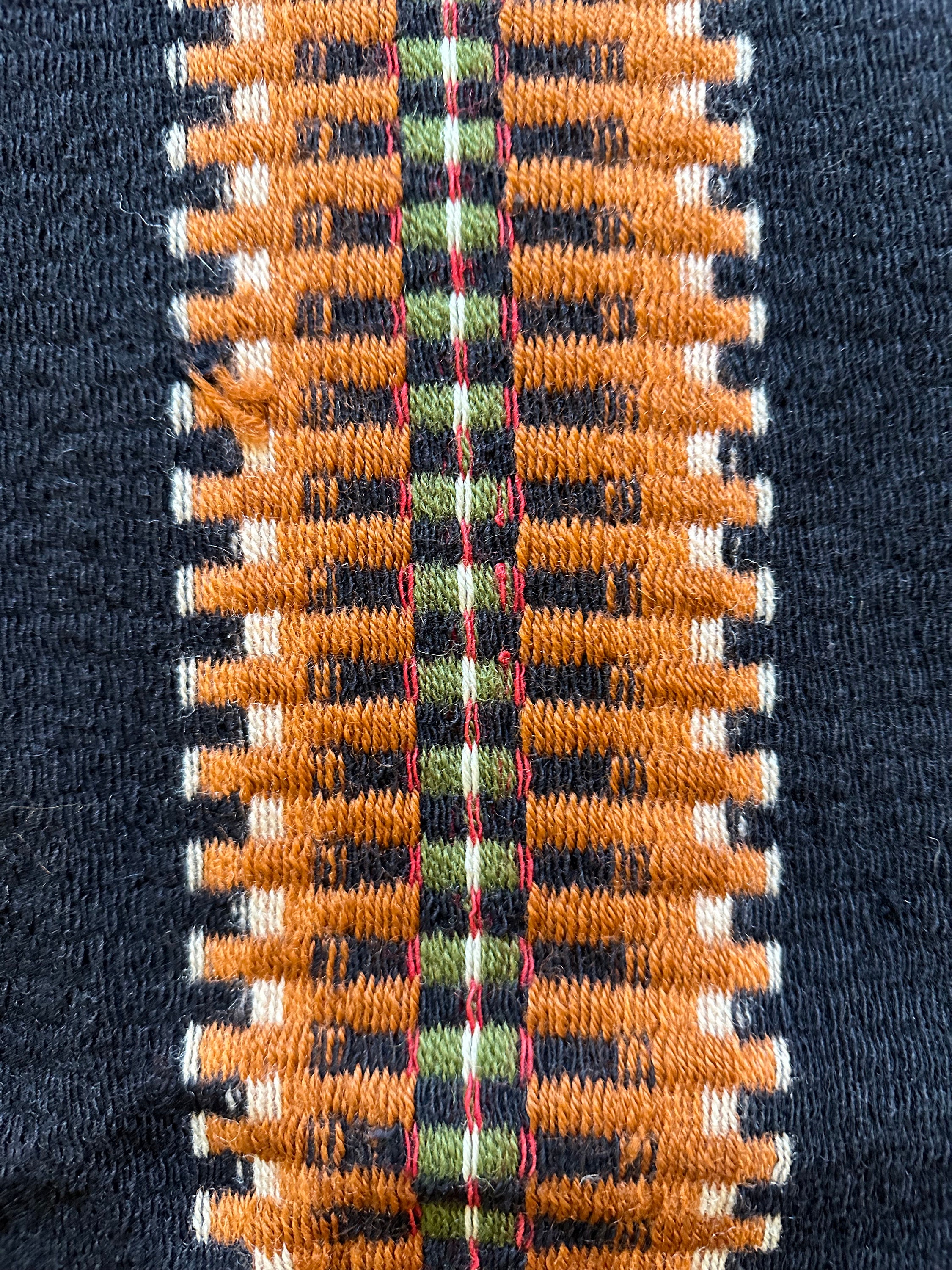 Handwoven Norwegian Vintage Table Runner Rustic Farmhouse Decor ...